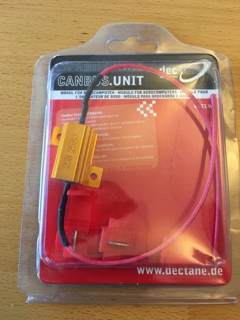 CAN BUS UNIT 21W 1Stk - For Ændring Fra 21W Glødepærer Til LED-Pærer ...